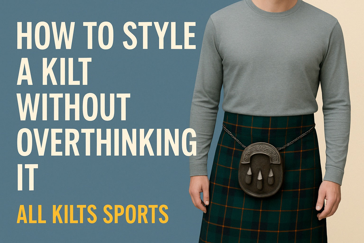 How to Style a Kilt Without Overthinking It – ALL KILTS SPORTS
